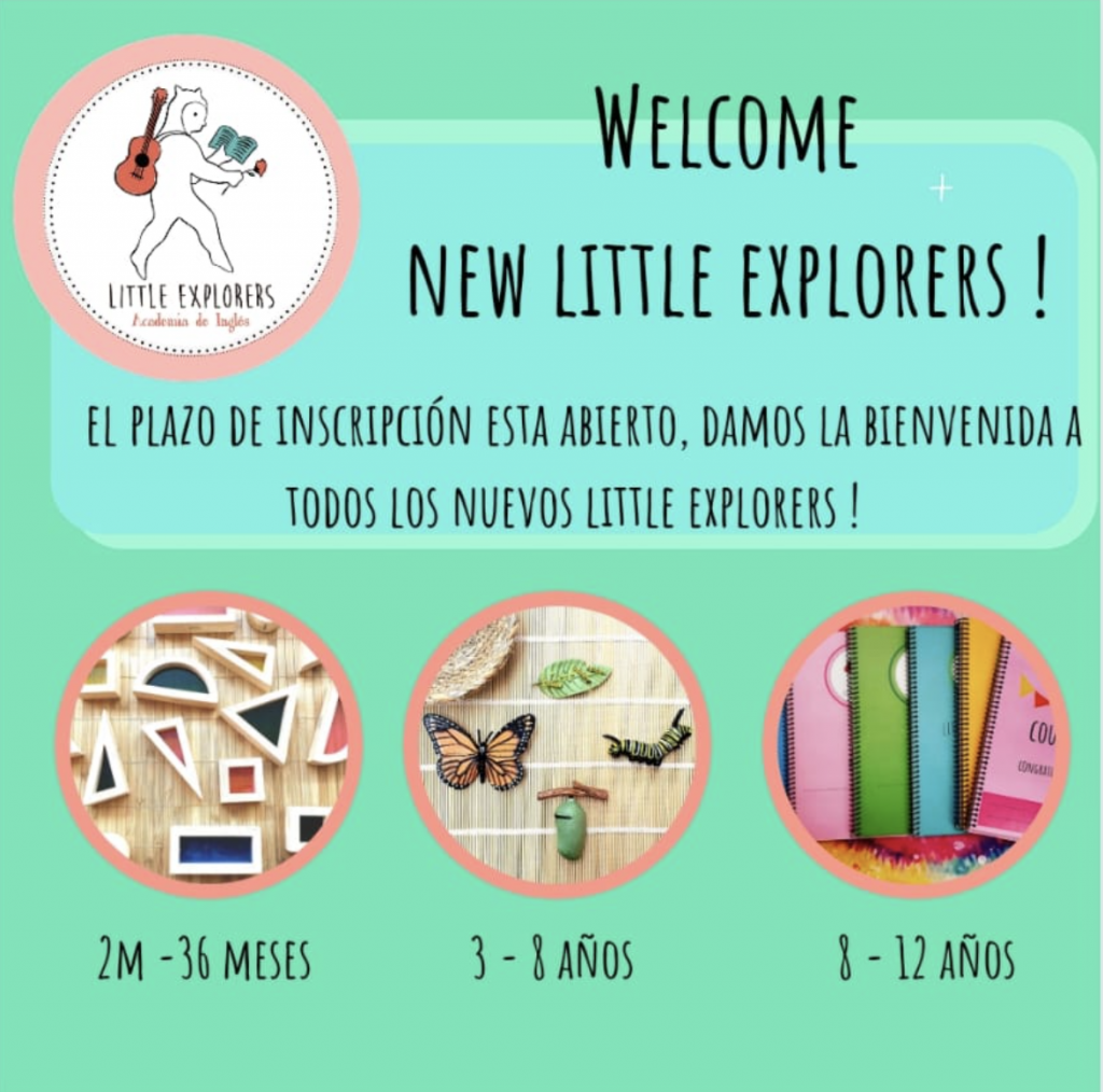 Reserva tu plaza Ahora - Little Explorers